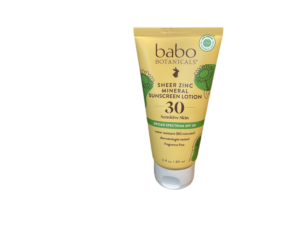 Sheer Zinc Mineral Sunscreen Lotion SPF 30 Sensitive Skin – Rachel ...